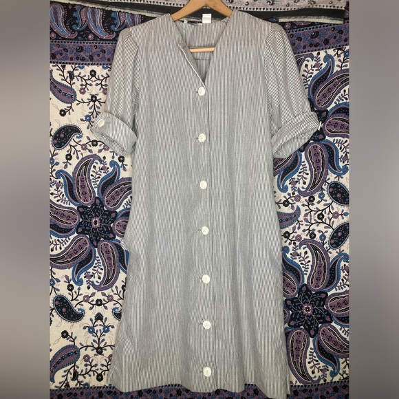 breli | Dresses | Breli Vtg Seersucker Midi Dress | Poshmark